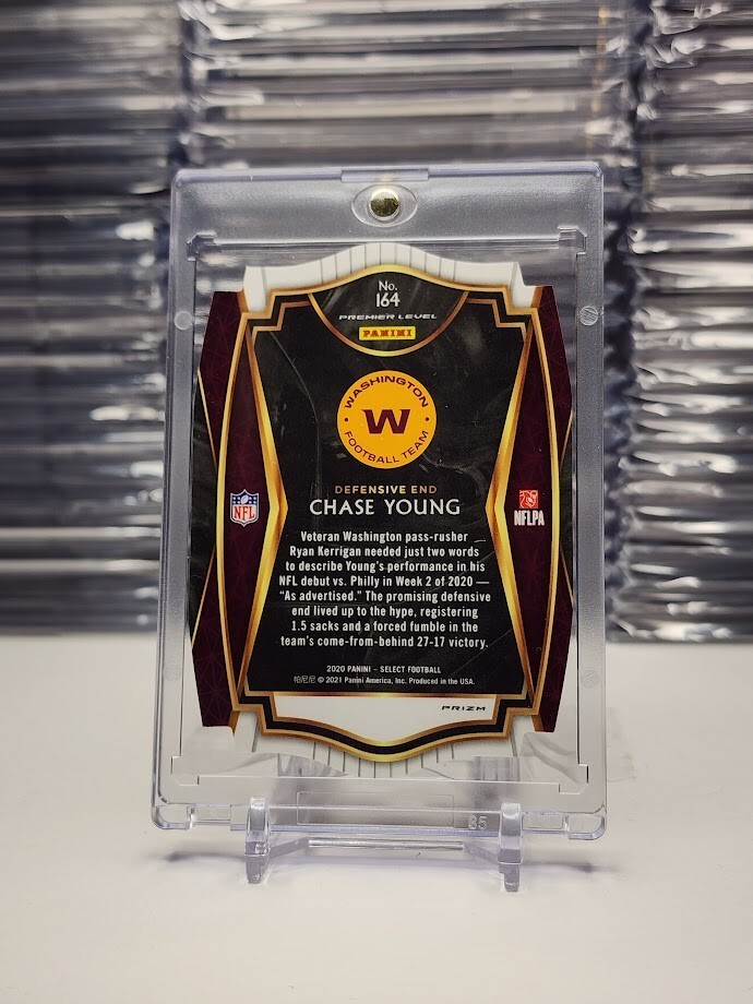 2020 Panini Select Premier Orange Die-Cut Chase Young Rookie | eBay