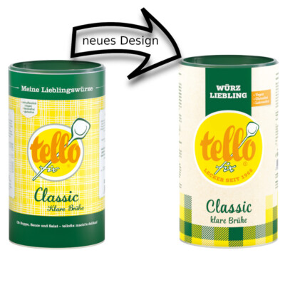 tellofix Classic - Allwürzmittel, Suppe, Gemüsebrühe alle Größen (0,36 ...