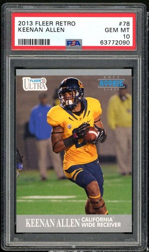 Keenan Allen Rookie Card 2013 Fleer Retro #78 PSA 10 | eBay