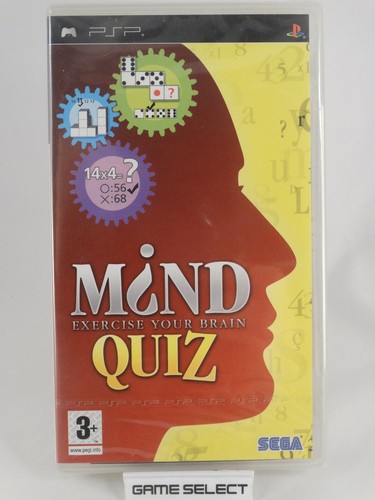 Mind Quiz Exercise Your Brain Training sony Psp PLAYSTATION Pal Neuf Scellé 3307210238931 | eBay