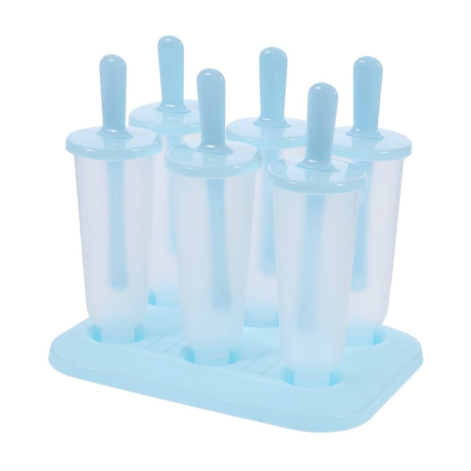 6 Pcs Toddler Ice Pop Tray Candy Molds Homemade Cream DIY Maker | eBay ...