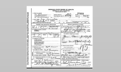 Tom Sawyer DEATH CERTIFICATE of INJUN JOE, Mark Twain Character Joe ...