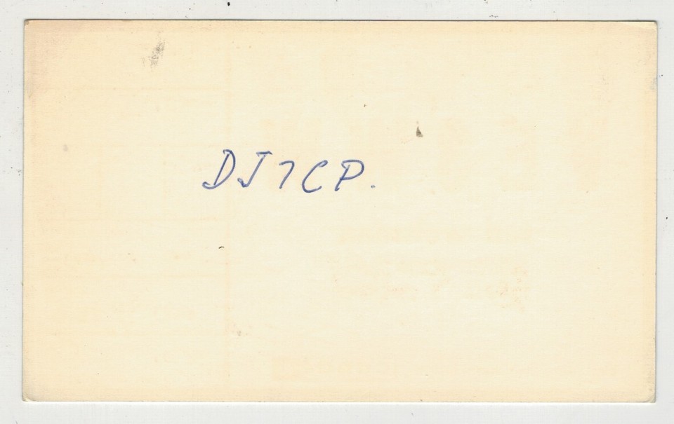 Vth Ham Radio CB Amateur QSL QSO Card VE3WW Canada | eBay