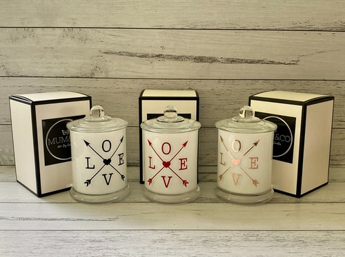 Medium 100% Soy Triple Scented "Love" Candles, Pick your Scent, 30Hrs ...