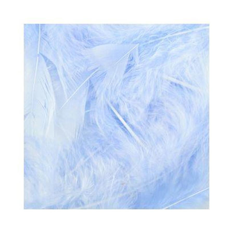 Light Blue Turkey Marabou Feathers Feathers 200 pc 2-4" Glue Sew on ...
