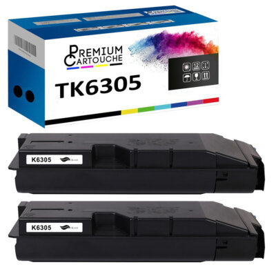 PREMIUM CARTOUCHE - x2 Toners - TK6305 1T02LH0NL1 (Noir) - Compatible ...