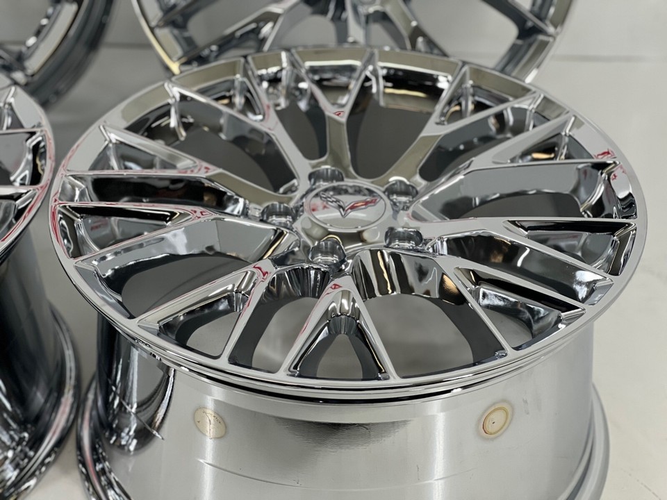18" 19" Chrome Chevrolet Corvette C3 C4 C5 C6 C7 Rims 19" x10 18"x 9 | eBay