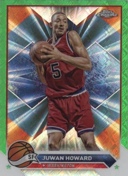 2023-24 Topps Chrome - Juwan Howard #101 Green Topps Refractor for sale ...