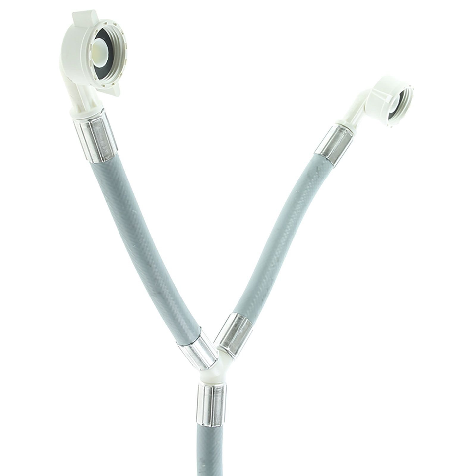 Hotpoint Beko Indesit Twin Dual Washing Machine Inlet Fill Y Hose Dual ...