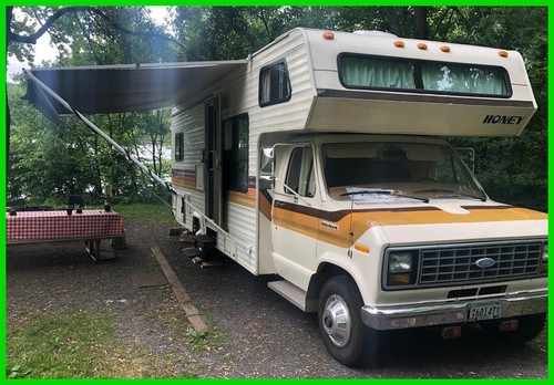 1984 Honey 26’ Class C RV Ford E-350 7.5L V8 4 BBL Gas Low Mileage Only ...
