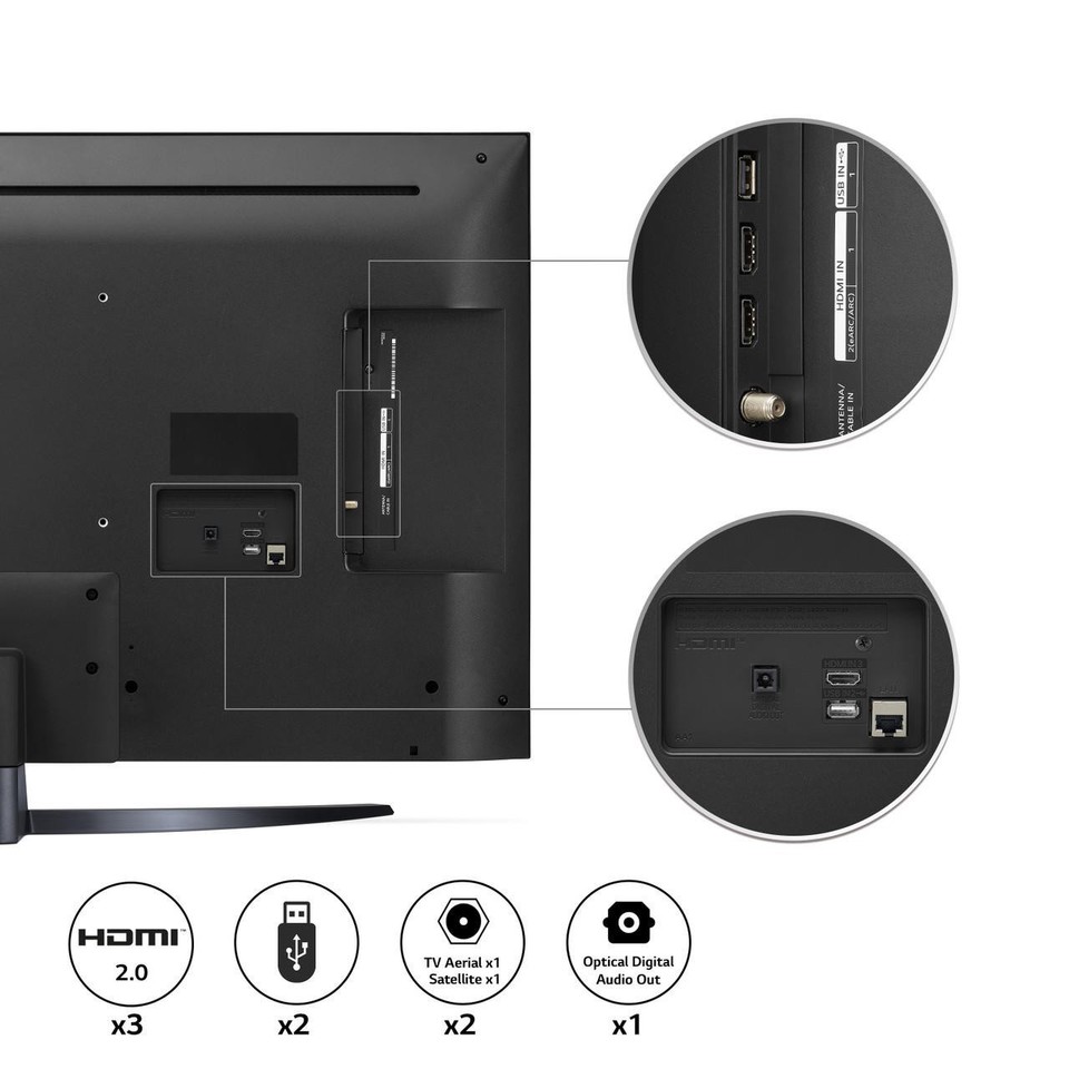 LG 60 Inch 60UQ81006LB Smart 4K UHD HDR LED No Stand TV UK Delivery ...