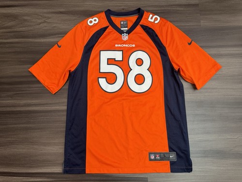 Nike Denver Bronco Von Miller #58 NFL On Field Home Player Jersey Men’s Large | eBay
