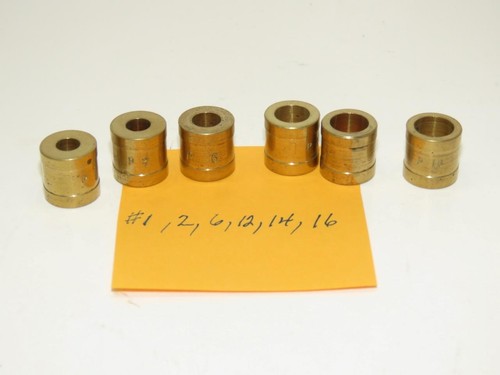 VTG PACIFIC/STAR MACHINE POWDER SLIDE BUSHINGS P1,2,6,12,14, 16 | eBay