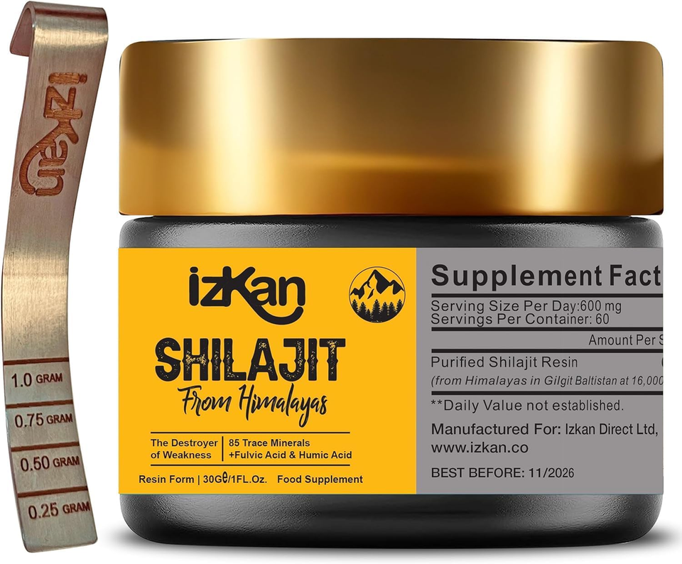 Original Himalayan Shilajit 30G - 500Mg Gold Grade 100% Pure Natural ...