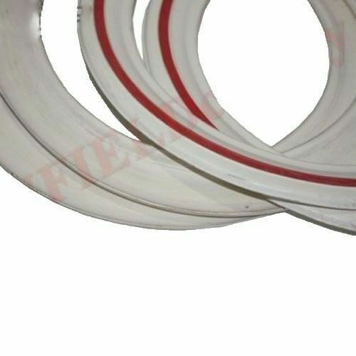 White Wall Red Stripe Tyre Inserts 4 Pcs For 2 Tyre Tire Vespa Rim 8 ...