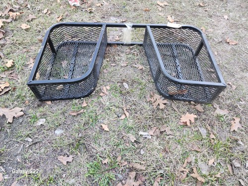 ATV Four Wheeler Utility Mesh Rack Cargo Basket Luggage Front Black ...