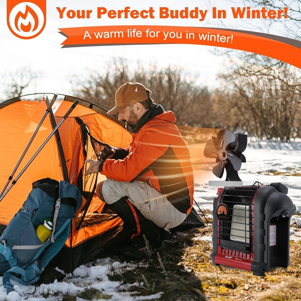 Heat Powered Wood Stove Fan And Mr Buddy Heater Fan For Little Buddy ...