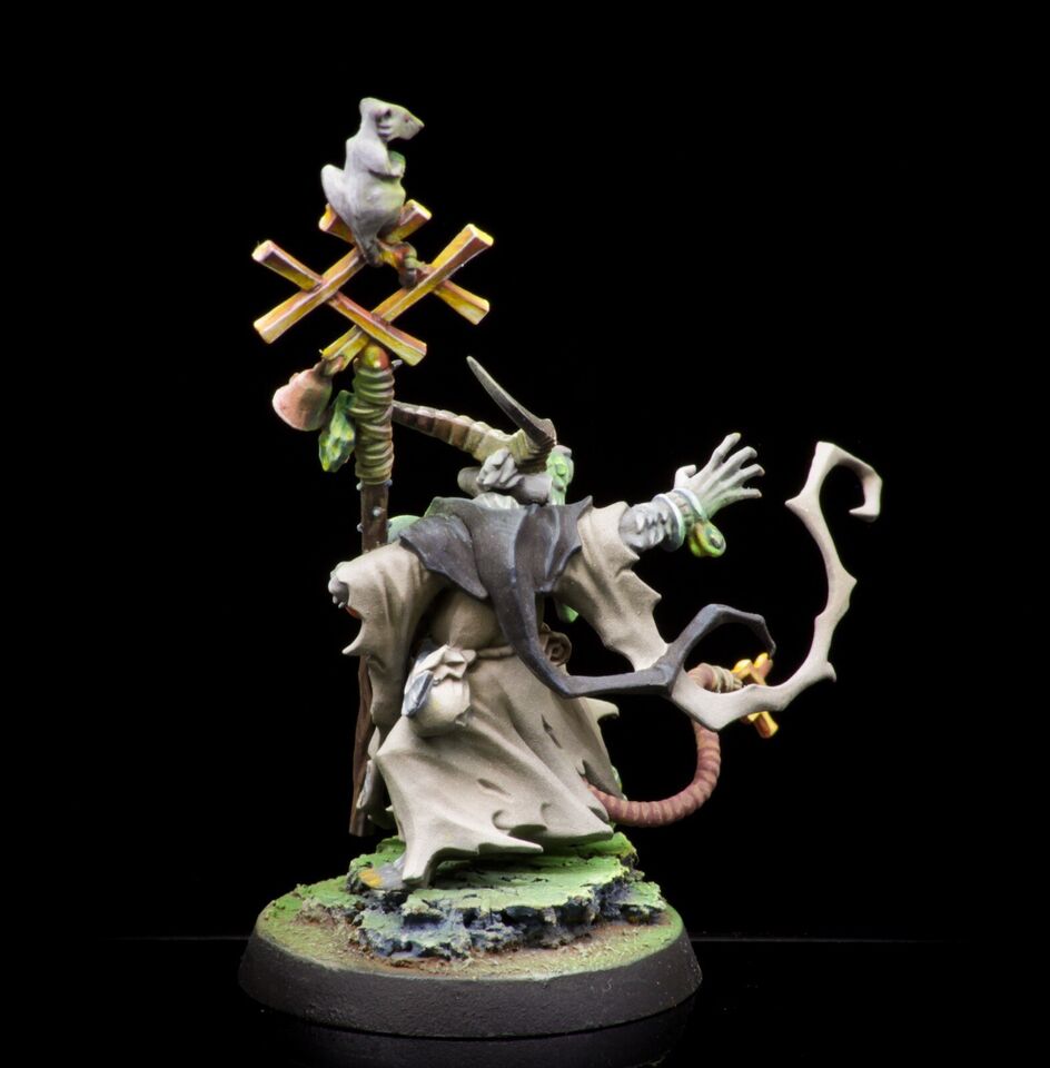 Pro Painted Warhammer Age Of Sigmar Skaven Grey Seer | eBay