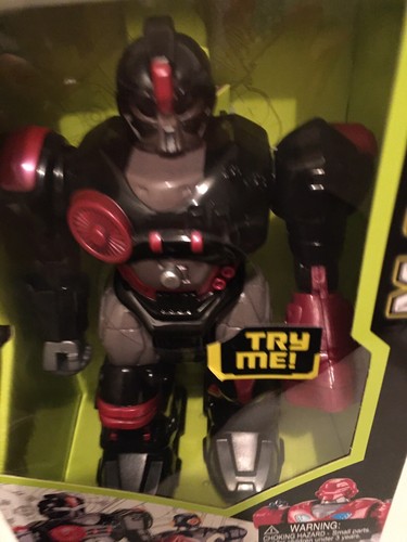 New Cybotronix Walking 7" Robot Mars Motorized Attack Robo Squad Light ...