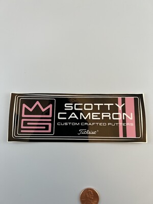 New Scotty Cameron Pink Black Hi Performance Putter Sticker Decal ...