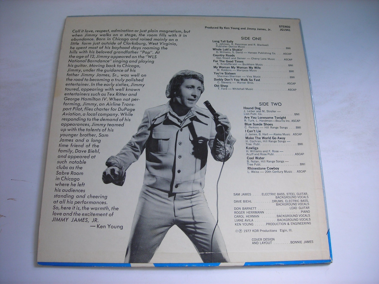 SIGNED Jimmy James Jr. Live 1977 Stereo LP VG++ | eBay