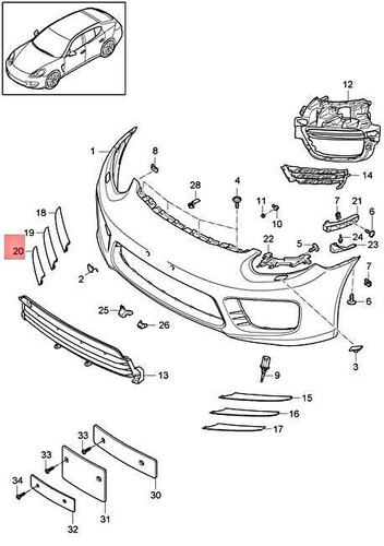 Genuine PORSCHE Panamera 970 Disc Right Black 970505518001E0 | eBay