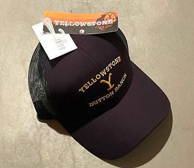 NWT Official License Yellowstone Dutton Ranch Trucker Hat TV Show ...