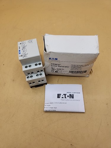 Eaton TRW27 Pulse Generator Time Delay Relay 24 - 240Vac/Dc 8A Dpdt New ...