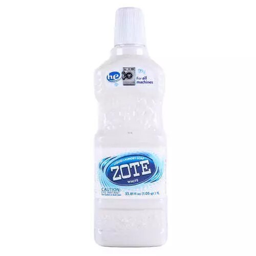 Zote White Liquid Laundry Soap, 33.81 fl oz (1 Lt) - PACK OF 2 BOTTLES ...