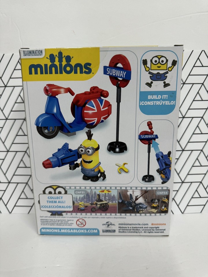 Mega Bloks Minions "Scooter Escape" 38 pcs Building Set. GU2 | eBay