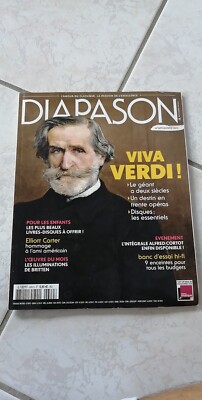 revue-DIAPASON MAGAZINE-Viva Verdi HI-FI-n°609-01/2013-frais port ...