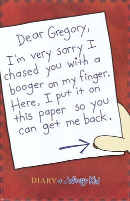 2009 GREG HEFFLEY DIARY OF A WIMPY KID BOOGER POSTER 22x34 NEW FREE ...