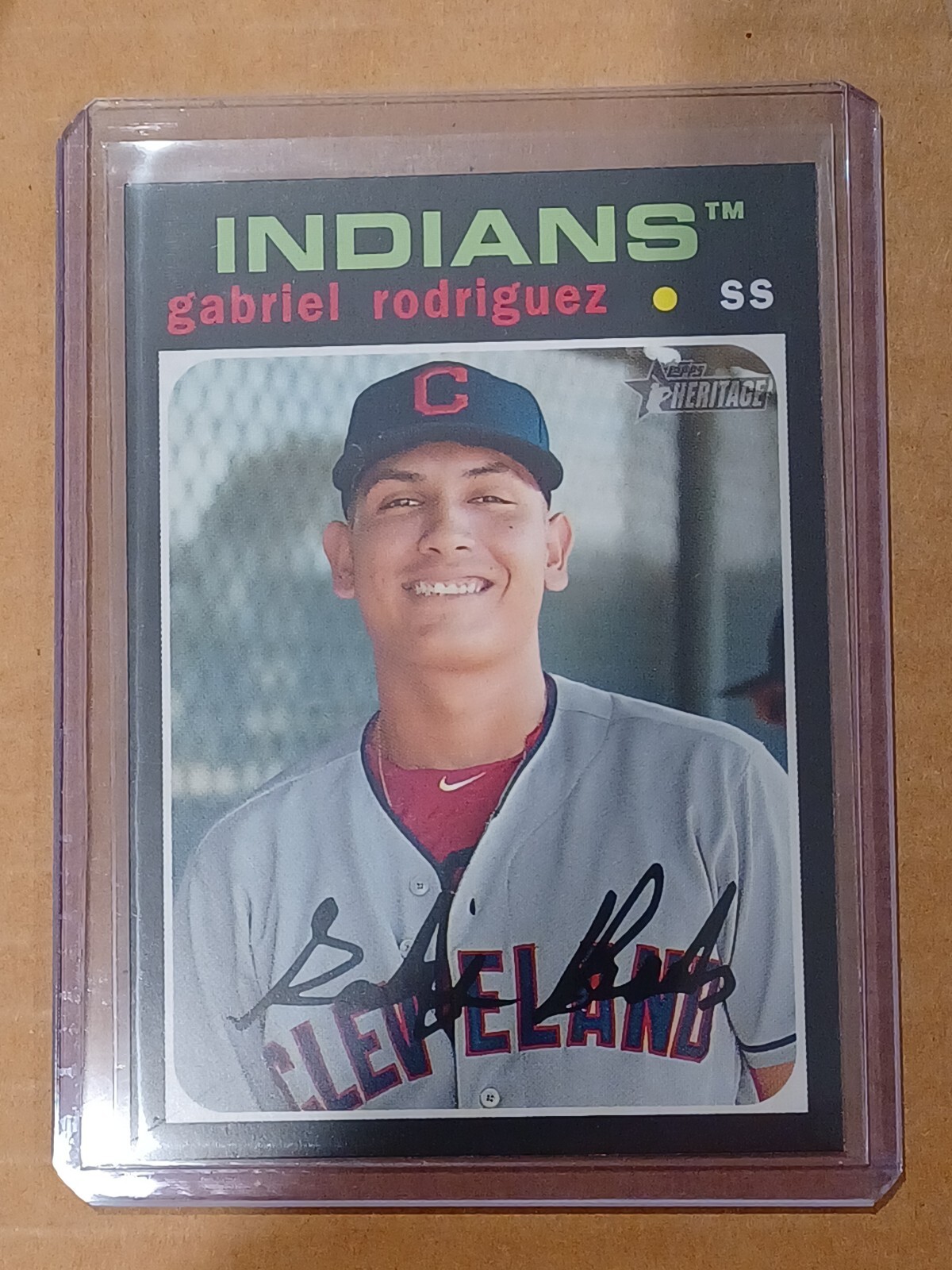 2020 Heritage Minors Base #158 Gabriel Rodriguez - AZL Indians | eBay