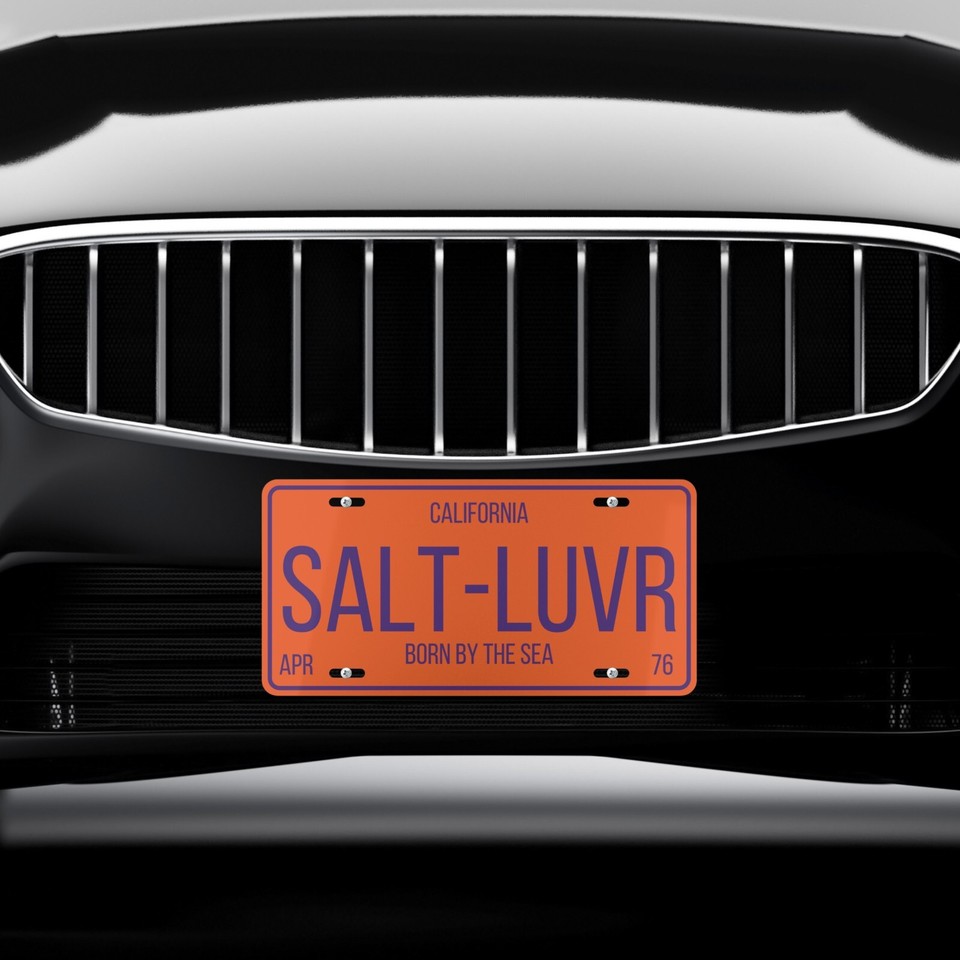 Personalized Custom Aluminum License Plate Any State & Text Multicolor ...
