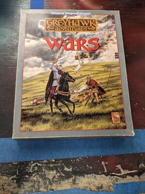 WARS Greyhawk Adventures AD&D Unpunched Box Set 1068 TSR | eBay
