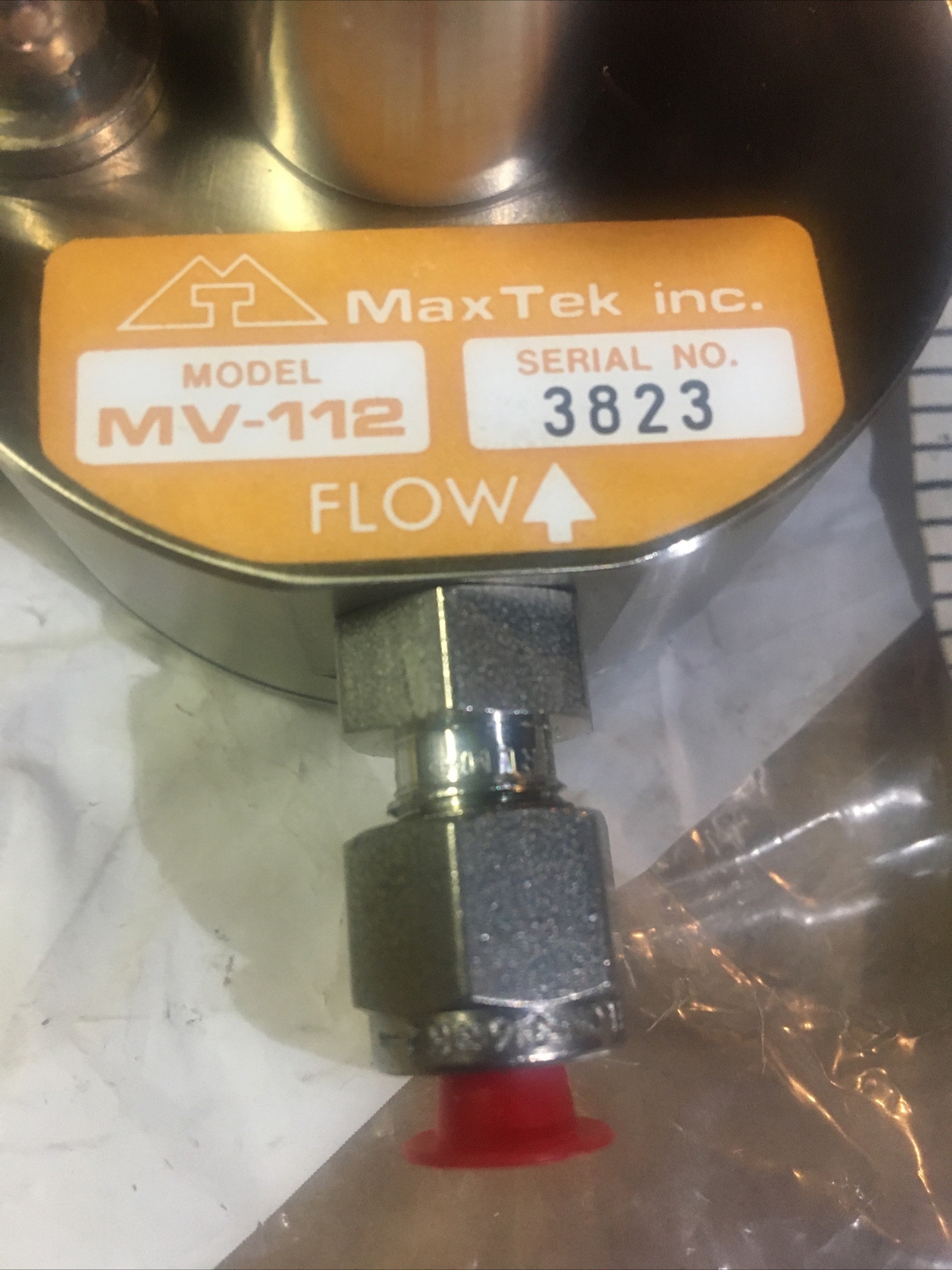 Maxtek+Inc+Model+MV-112+Piezoelectric+Gas+Leak+Valve+1%2F4%22+Swagelok ...