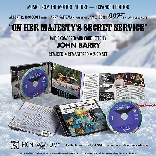 James Bond 007 EXPANDED EDITION 2 CD Soundtrack On Her Majesty's Secret ...