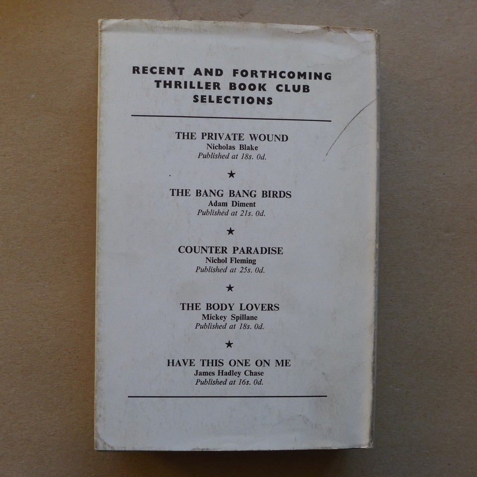 The Burden of Proof. James Barlow. 1968. Thriller book club | eBay UK