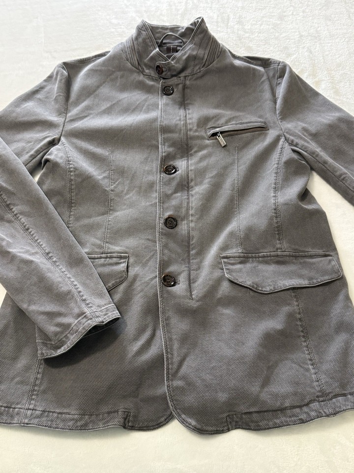 New GIMO's Men's Size 56 2XL Cotton Blend Field Jacket Italian Mens ...