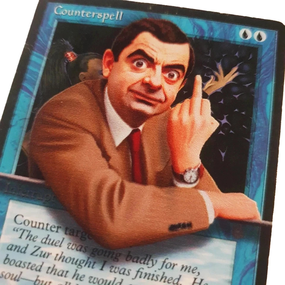 MTG Altered Art Card - Counterspell - Ice Age - Magic the Gathering TCG ...