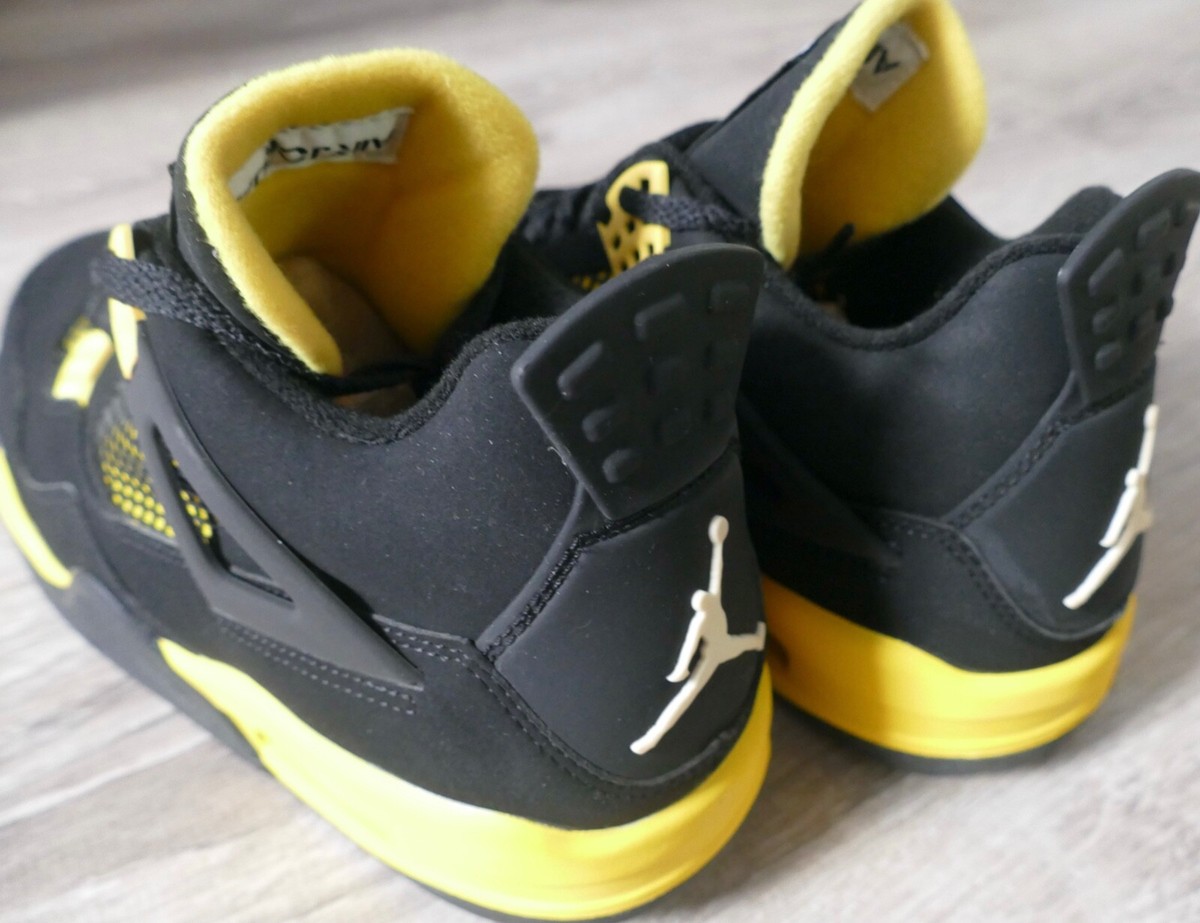 NEW Nike Air Jordan 4 Retro LS Thunder 8.5US 314254 071 2006 NEW Nike Air Jordan 4 Retro LS Thunder 8.5US 314254 071 2006
