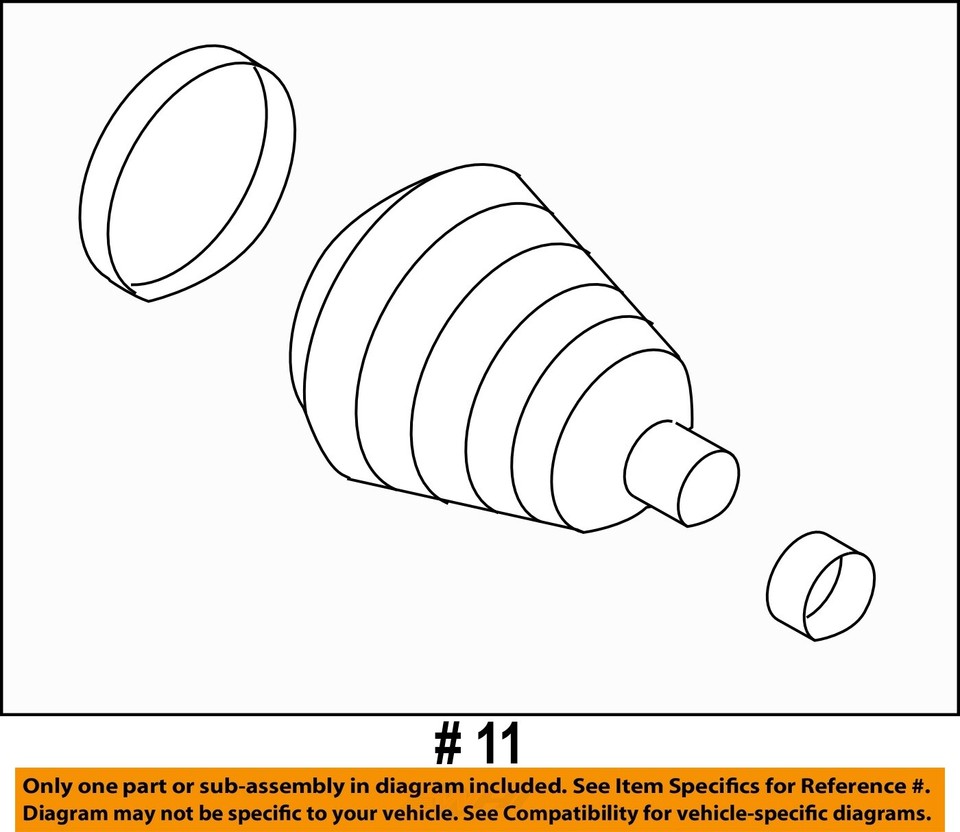 GM OEM-Front Inner Boot 19256072 | eBay