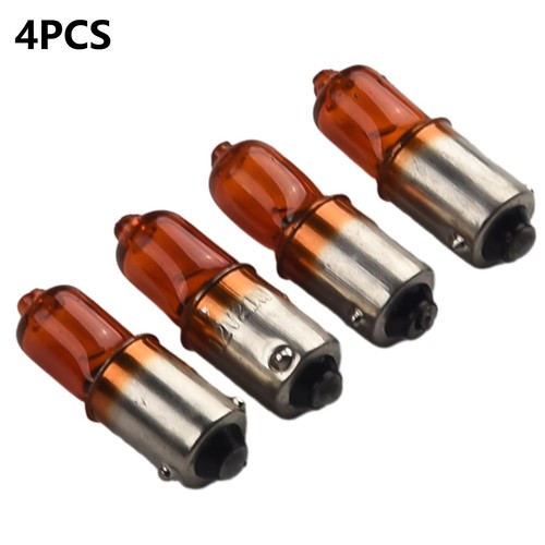 Motorcycle Indicator Bulbs 4pcs Amber Base For Auto Car Light Motorbike ...