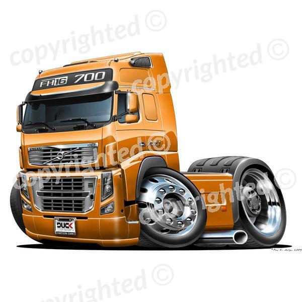 To Fit Volvo FH16 Truck - Vinyl Wall Art Sticker - Gold | eBay