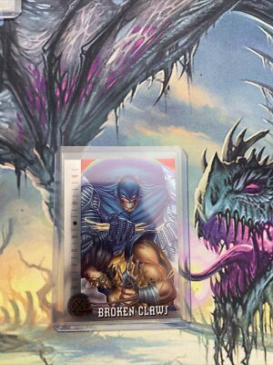 BROKEN CLAWS Wolverine Timeline GOLD SIGNATURE Fleer Ultra XMEN ...