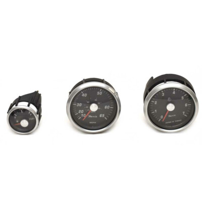 Faria Boat Gauge Set | Tachometer / Speedometer / Fuel Black (3PC) | eBay