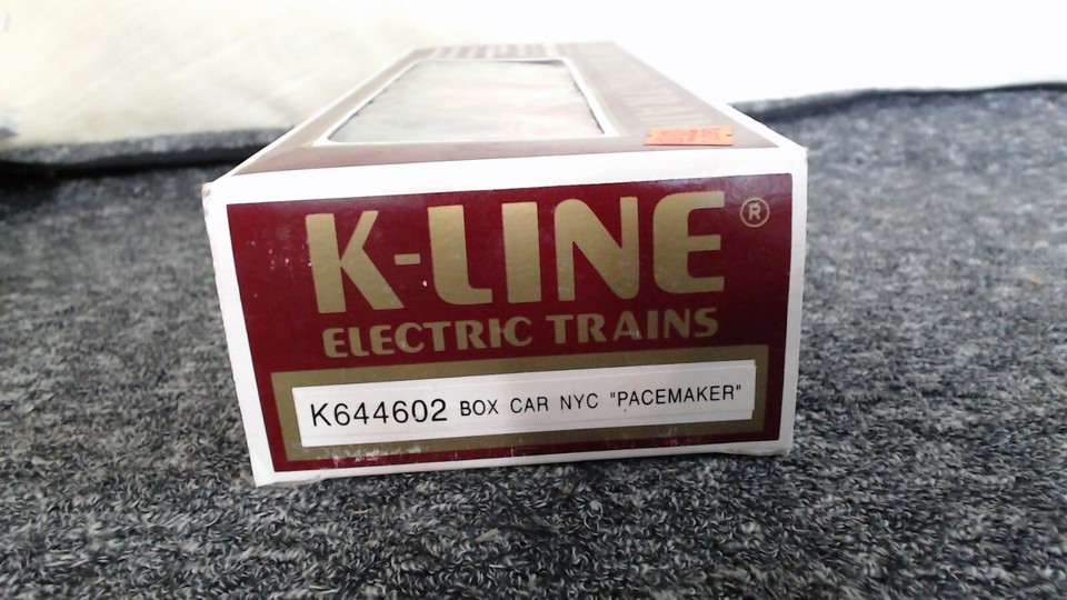 K-Line k-644602 PACEMAKER Box Car NYC Red 0/027 Gauge Ready-To-Run Die ...