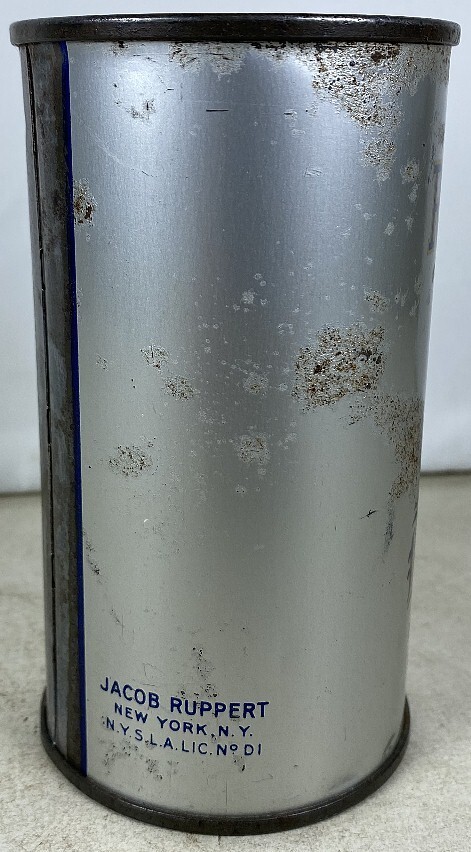 Vintage 1940's Flat Top Can Jacob Ruppert Knickerborker Beer IRTP New ...