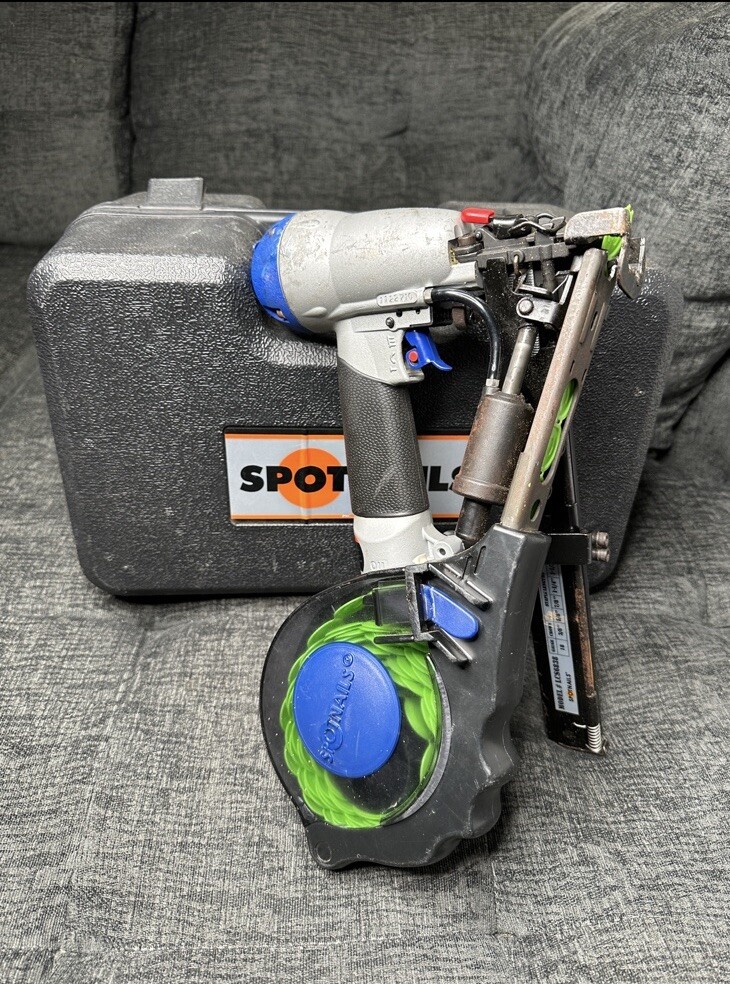 Spotnails Model LCS6838 Plastic Cap Stapler 18 Gauge 5/8"-1-1/2" With ...