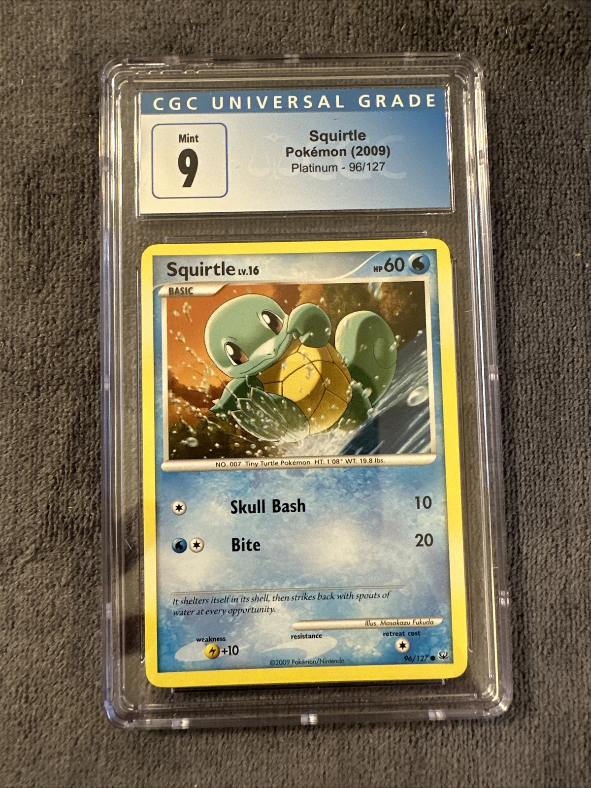 Pokémon TCG Squirtle Platinum 96 Regular Common CGC 9 | eBay